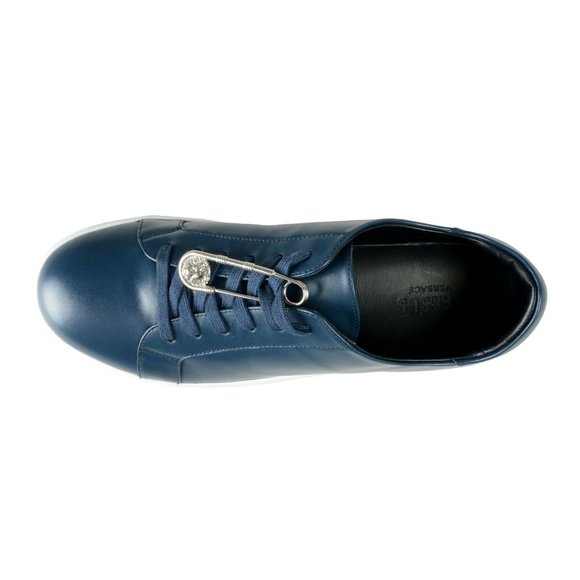 Versace Versus | Shoes | Versace Versus Mens Blue Leather Fashion ...